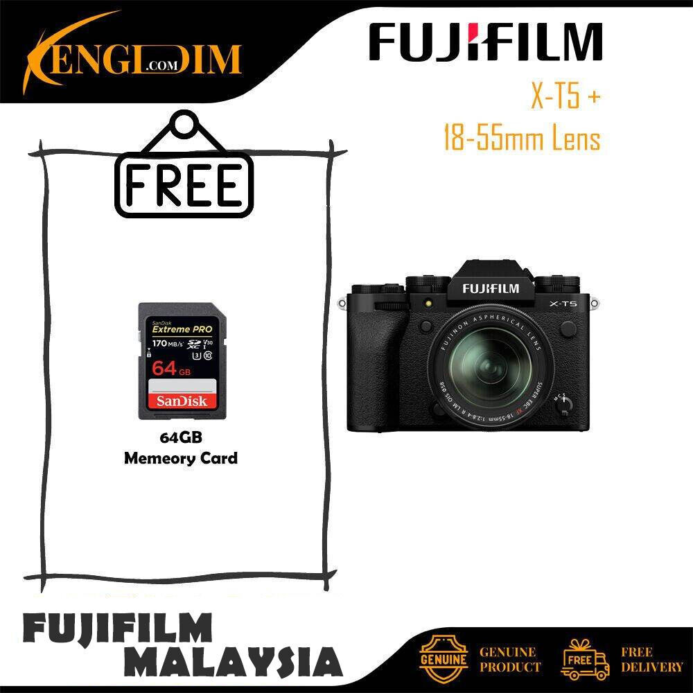FUJIFILM X-T5 / XT5 Mirrorless Camera with 18-55mm Lens (FUJI MALAYSIA ...