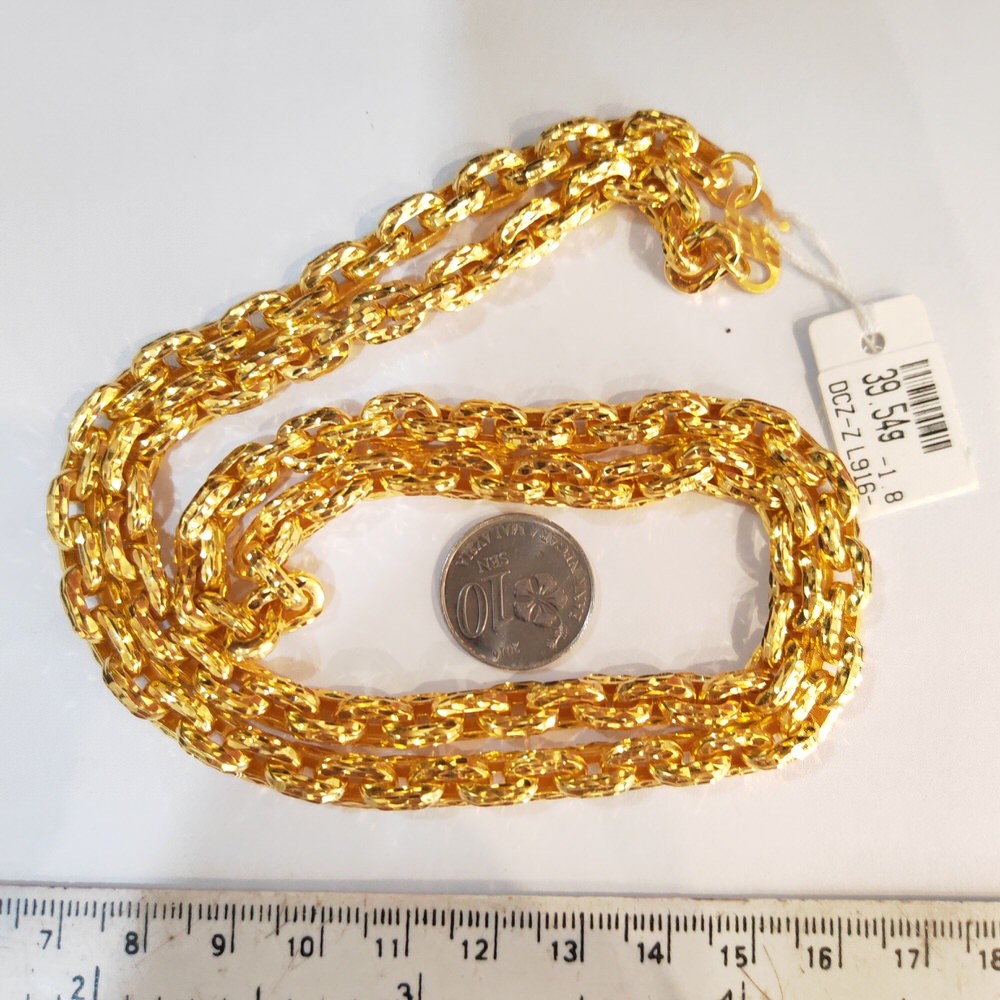 Emas916, R. Leher Sauh Hollow Crki 0.8 cm Kt 1605 P441 67.5 | Shopee Malaysia