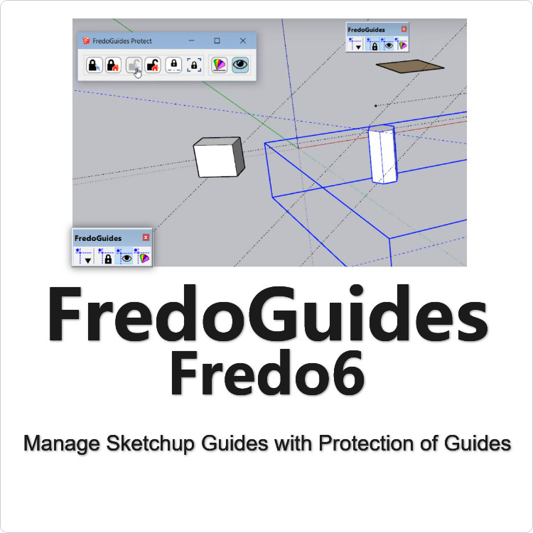 Fredo6.FredoGuides | SketchUp Extension | Shopee Malaysia