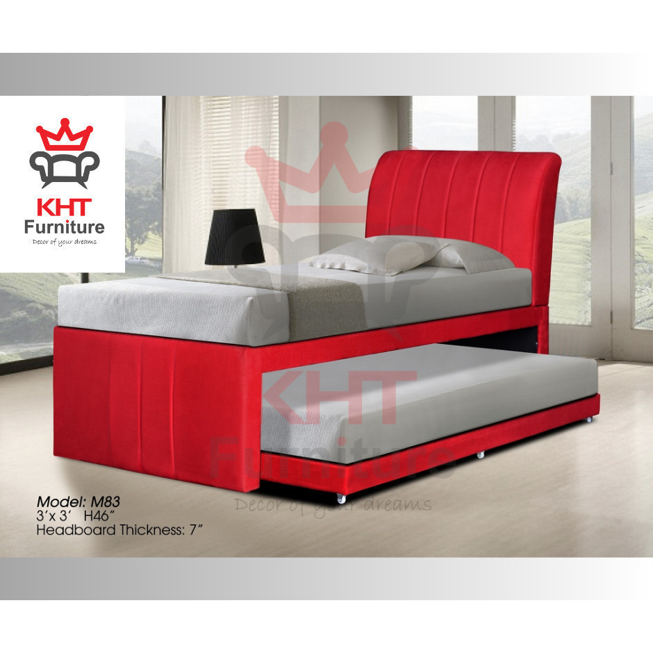(KL & Selangor) Fabric Single & Super Single Divan Bed headboard with ...