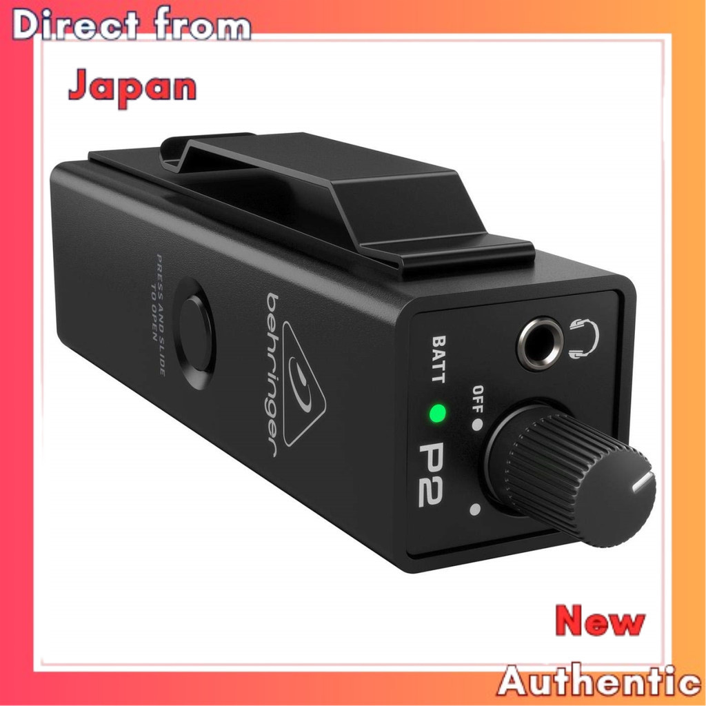 BEHRINGER Headphone Amplifier Battery Powered In-Ear P2 Black BEHRINGER ...