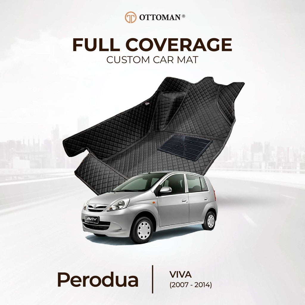 Ottoman Car Mat - Perodua Viva (2007-2014) | Shopee Malaysia