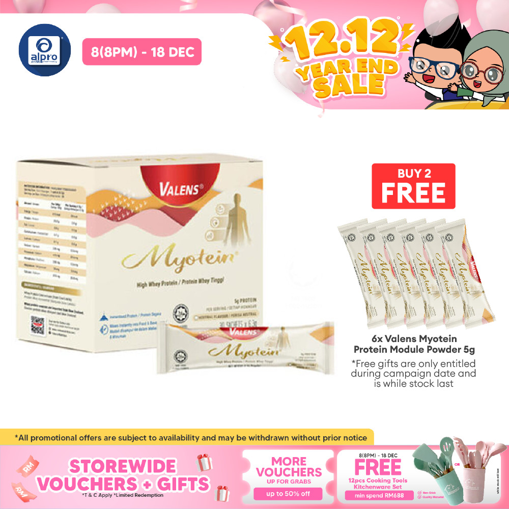 Valens Myotein Protein Module Powder 5g x 30s | Shopee Malaysia