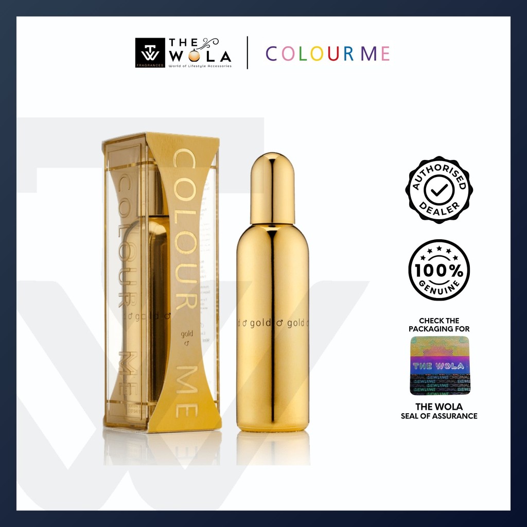 COLOUR ME Homme Gold Edp 90ml Perfume For Men | Shopee Malaysia