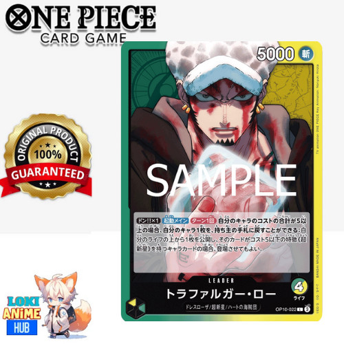 ORIGINAL Cost 4 Trafalgar Law OP10-022 L One Piece Card Game optcg ...