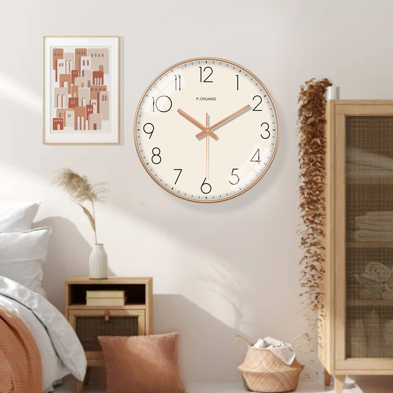 SJ-25N Clock Sitting Room Clock Digital Easy Mute Quartz Clock Radio ...