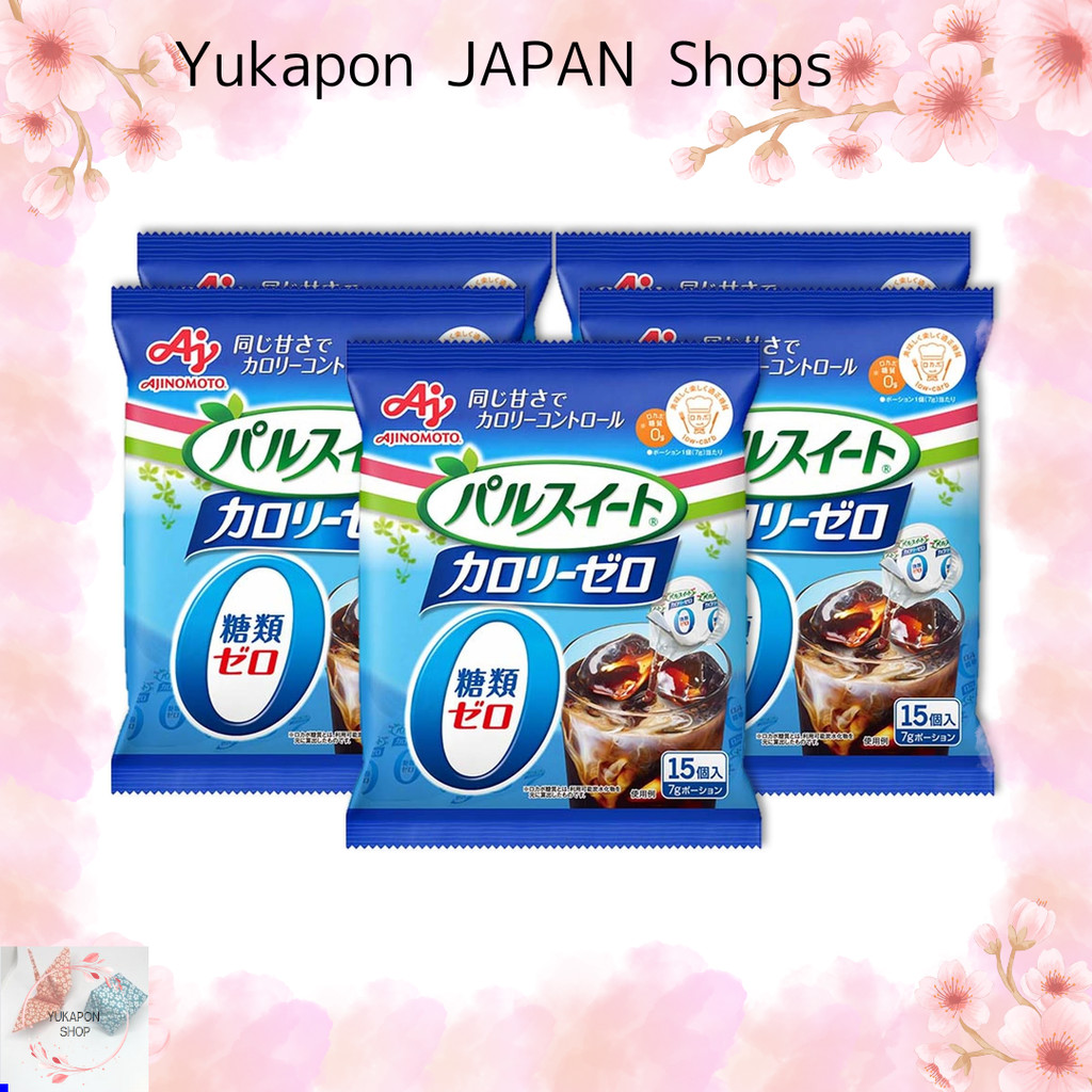 Ajinomoto Pal Sweet Zero Calorie Potion 15 Bags ×5 Bags Same Sweetness ...