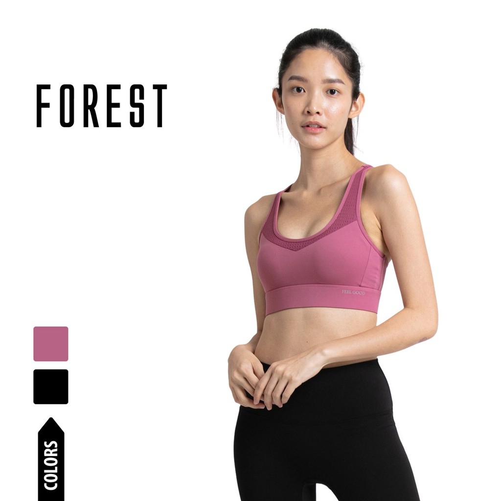 Forest Bra Perempuan | Forest Ladies Nylon Spandex Dri Fit Sports Bra ...