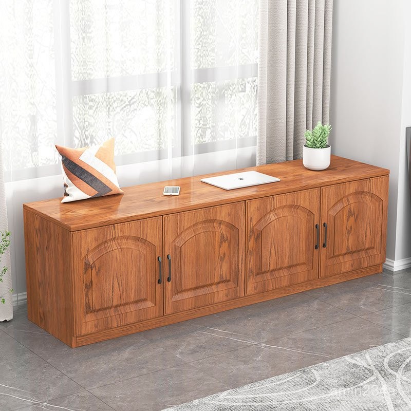 QM-48#Solid Wood Bay Window Cabinet Storage Cabinet Balcony Windowsill ...