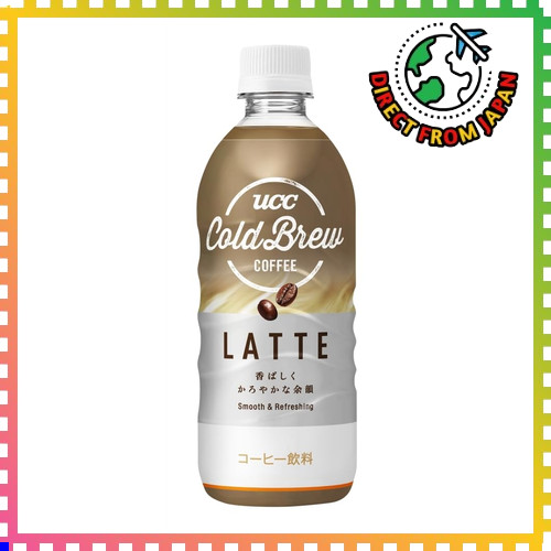 Black UCC COLD BREW LATTE PET BOTTLE 500ML×24 BOTTLES [Direct from ...