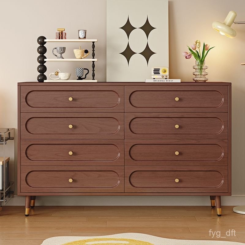 J-H/New Chinese Style Chest of Drawers Bedroom Storage Cabinet Solid ...