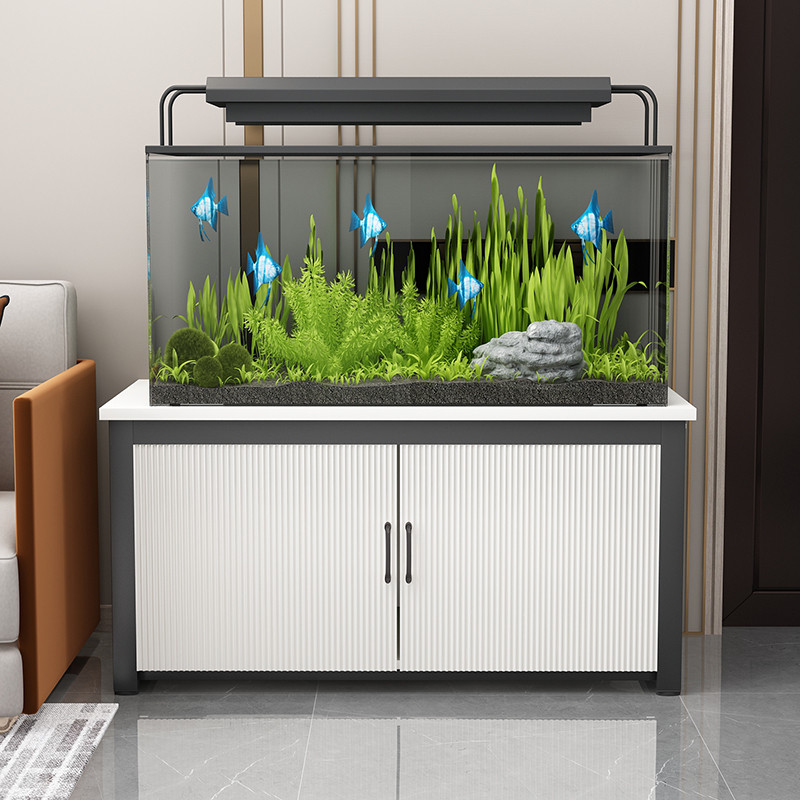 J-H/Living Room Fish Tank Cabinet Home Multi-layer Storage Cabinet ...