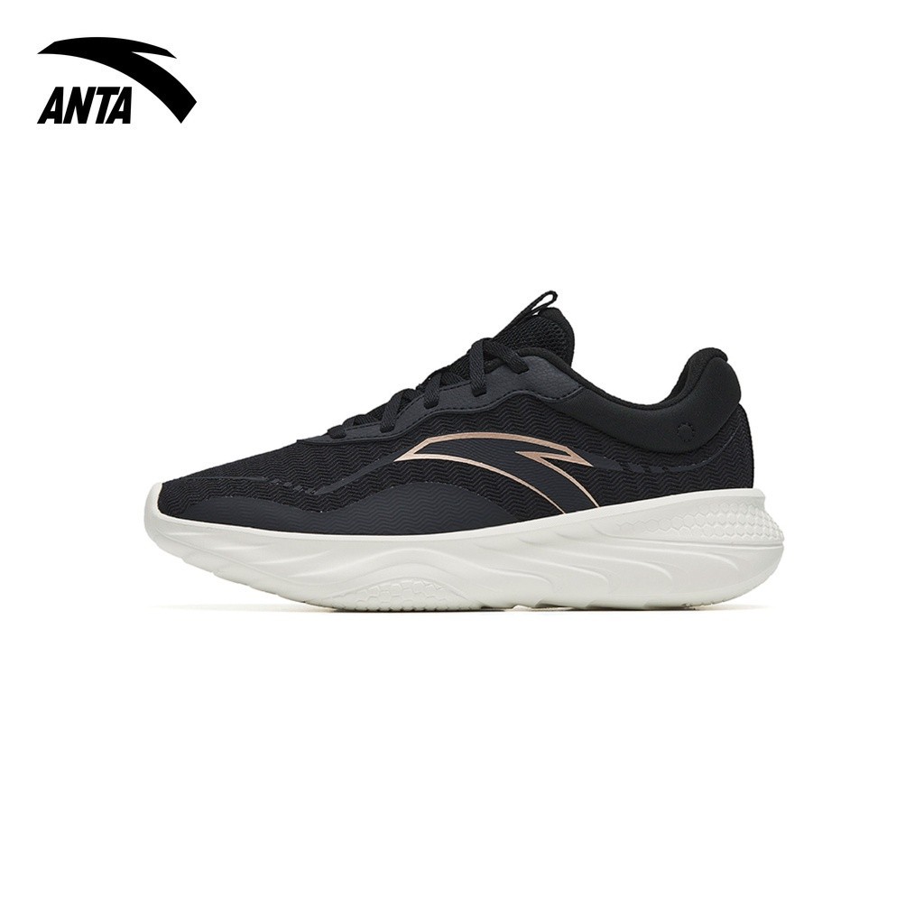 ANTA Women Cross-Training Shoes -Black/Rose Gold/Ivory White (Kasut ...