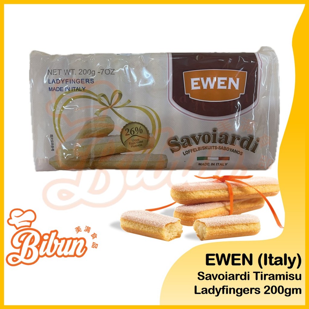 [READY STOCK] EWEN Savoiardi Ladyfinger Sponge Finger | Tiramisu ...