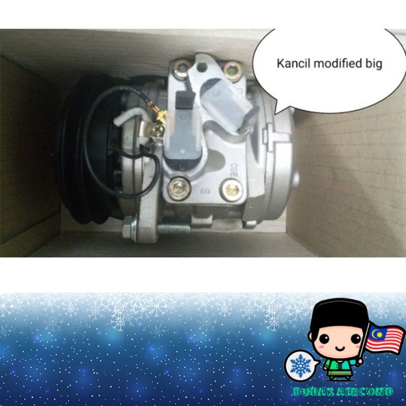 PERODUA Kancil denso compressor AIR COND PUMP( DENSO SYSTEM modified to ...