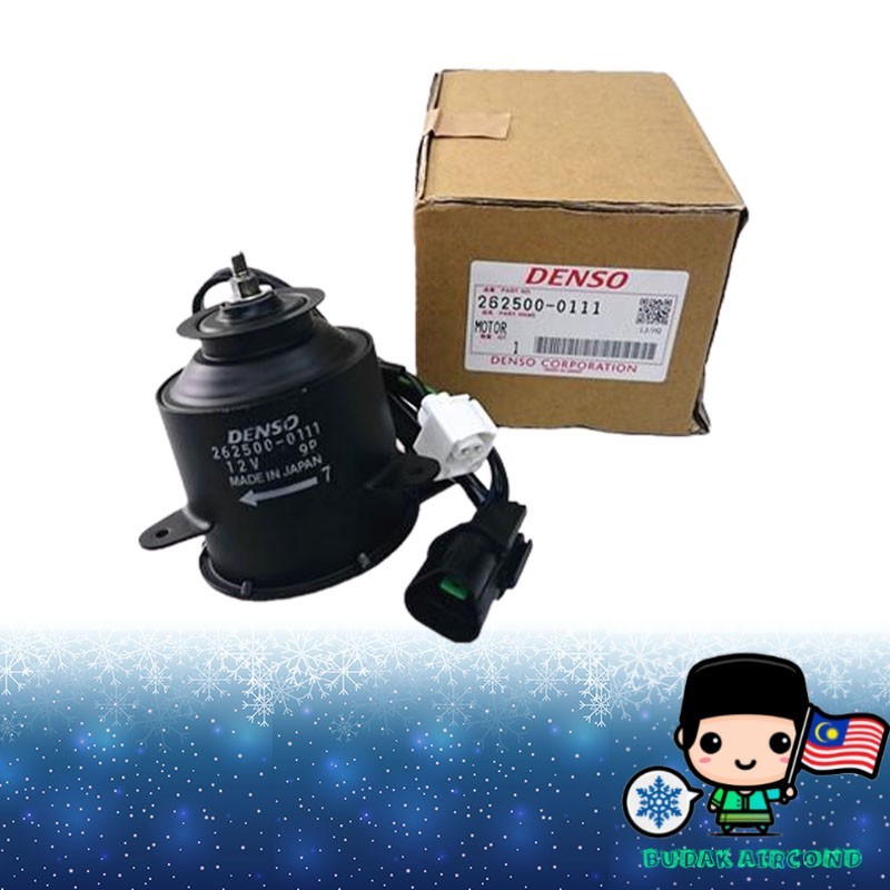 📣📣 Denso Radiator Fan Motor SAGA/WIRA 1.3 (SMALL) 262500-0111 BAC ...
