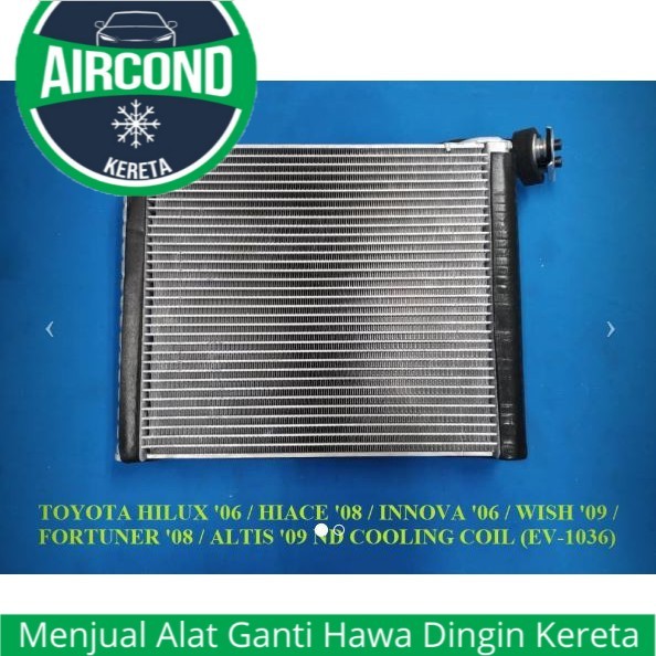 COOLING COIL TOYOTA HILUX VIGO 2005-2015 AIR COND COOLING COIL EVAPORATOR ACK | Shopee Malaysia