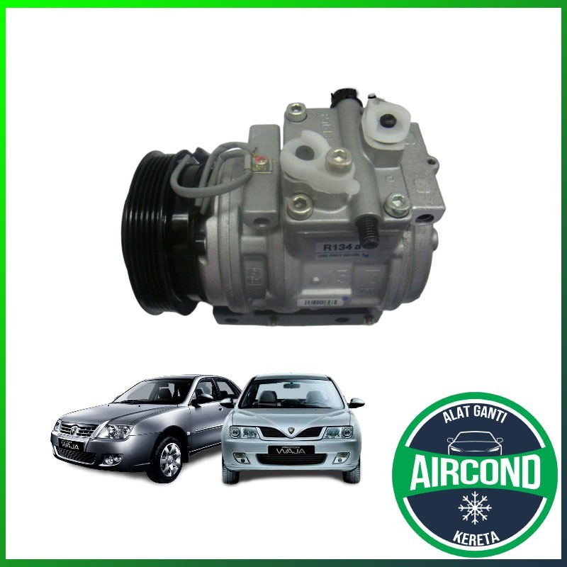 PROTON WAJA PATCO MODIFY TO DENSO 17C AIRCOND COMPRESSOR ️REBUILD ️ ACK ...