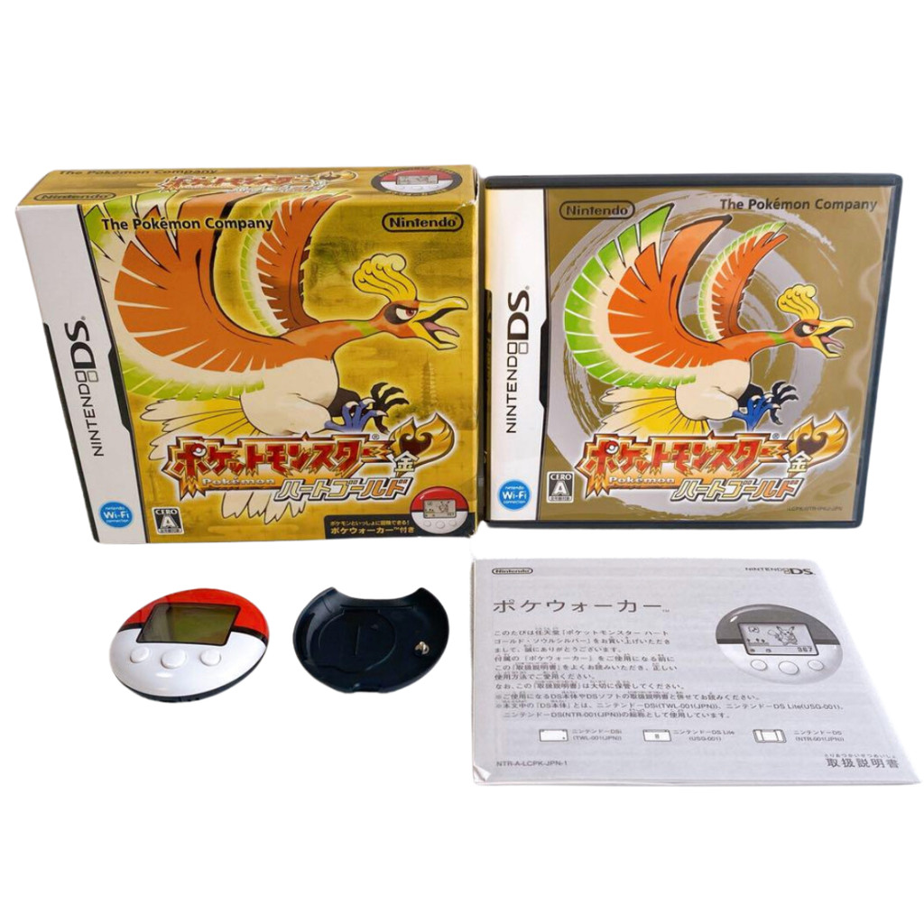 Used Nintendo DS Pokemon Heart Gold NDS w/box pokewalker Japan | Shopee ...