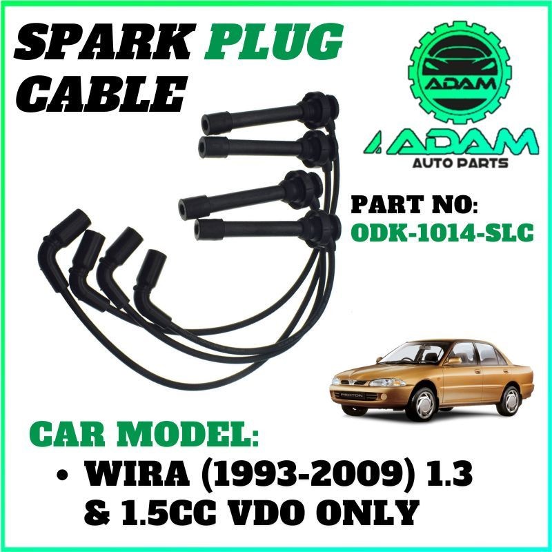 SPARK PLUG CABLE (WIRA VDO/INJECTION) | Shopee Malaysia