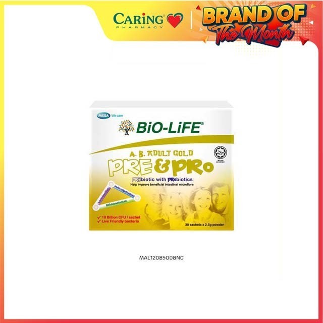 BIO-LIFE AB ADULT GOLD PRE & PRO (30S × 2.5GM) | Shopee Malaysia
