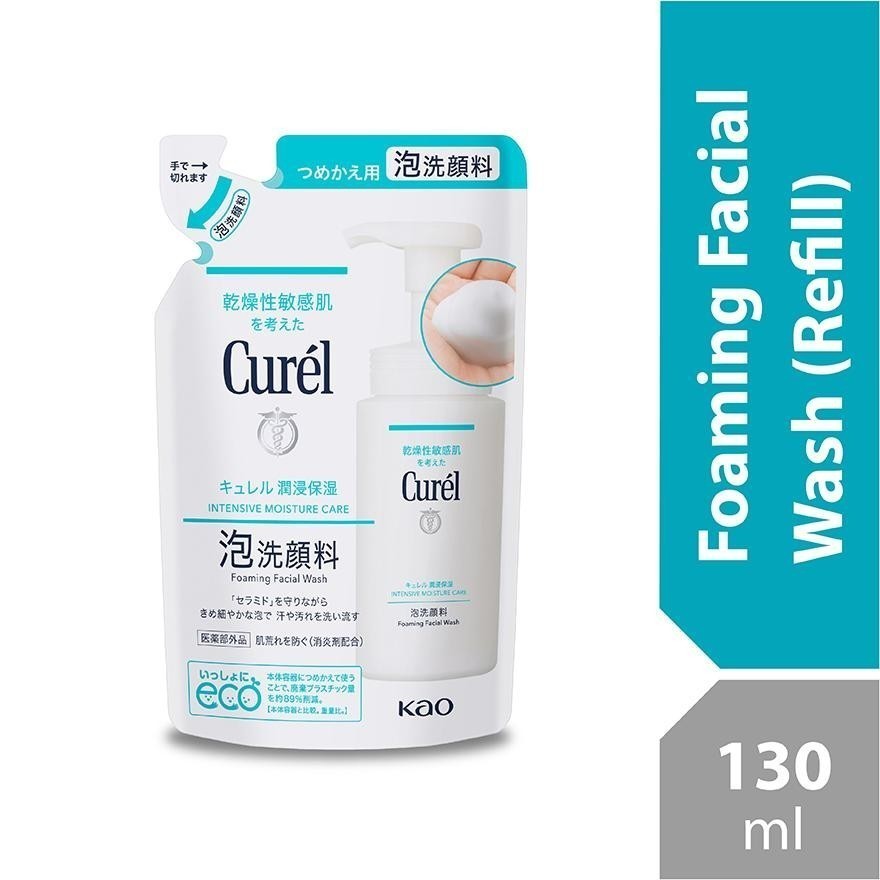 CUREL Moisture Care Foaming Wash Refill 130ml | Shopee Malaysia