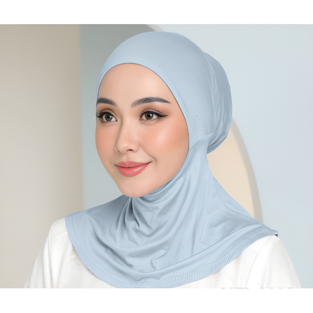 Inner Snowcap Tali Inner Ninja Anak Tudung Inner Neck Tie Back Tudung ...