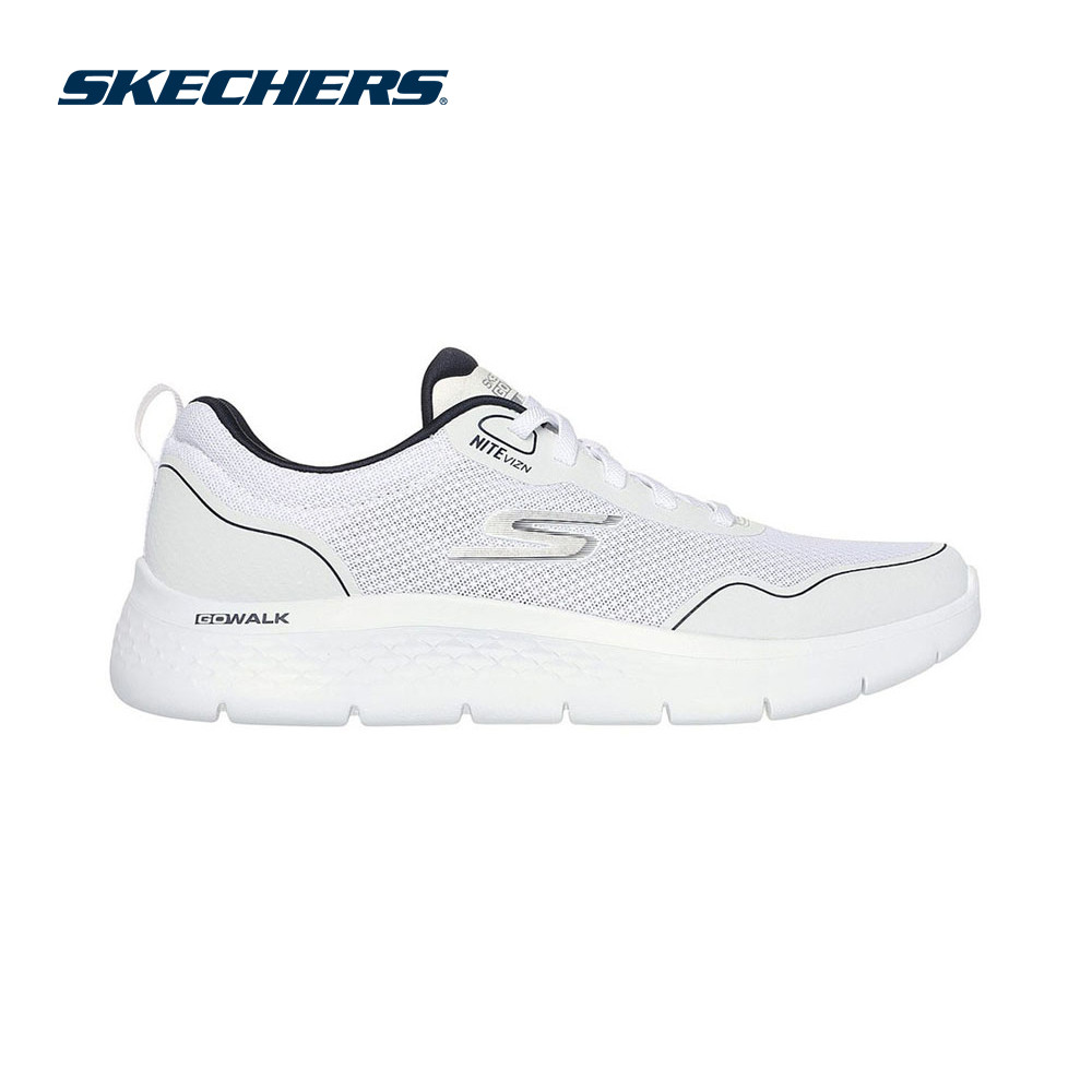 Skechers Men GOwalk Flex Nitevizn Walking Shoes - 216494-WHT Air Cooled ...