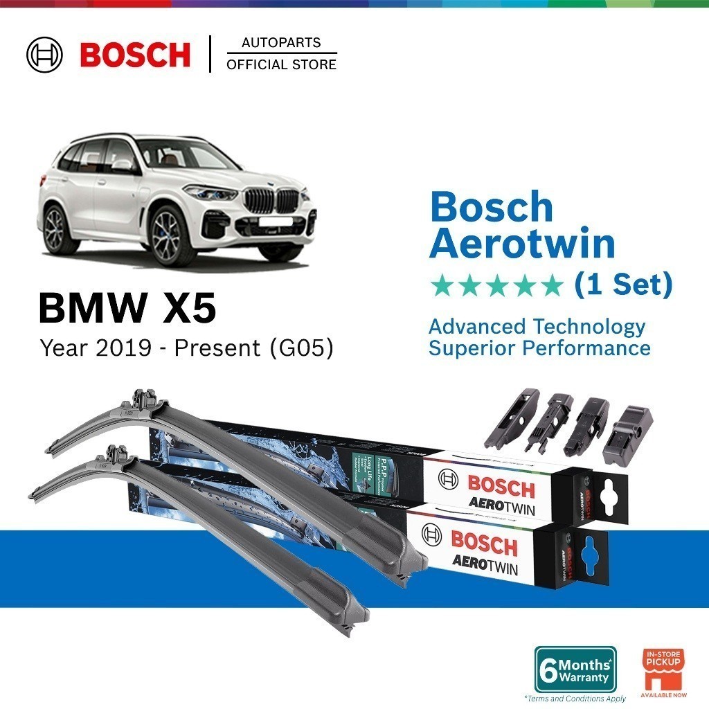 Bosch Aerotwin Plus Multi Clip Wiper Set for BMW X5 G05 (26"/20 ...