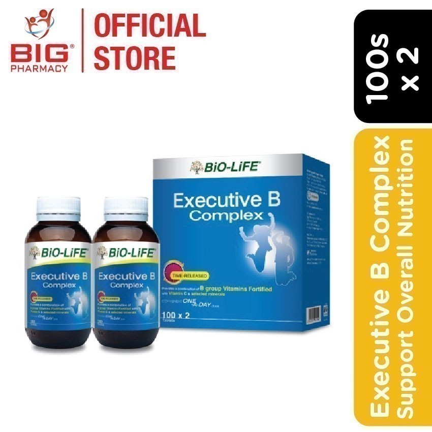 BiO-LIFE Executive B Complex (100's x 2) | Shopee Malaysia