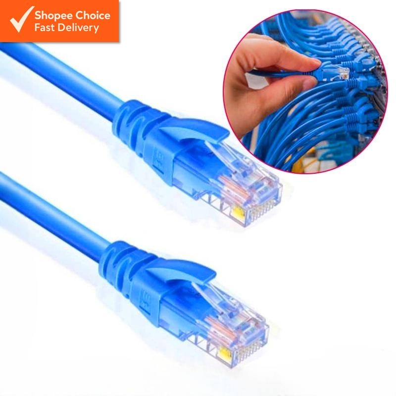Cat 6e Lan Cable High Speed Rj45 Ethernet Network Cable For Modem 0530