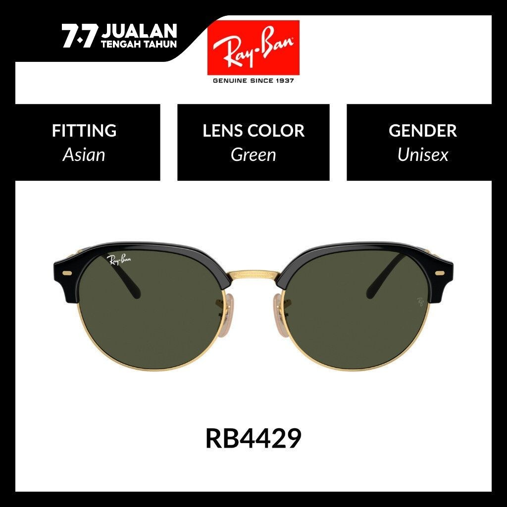 Ray-Ban - RB4429 601/31 Anti-UV Unisex Sunglasses Size 53/55mm | Shopee ...