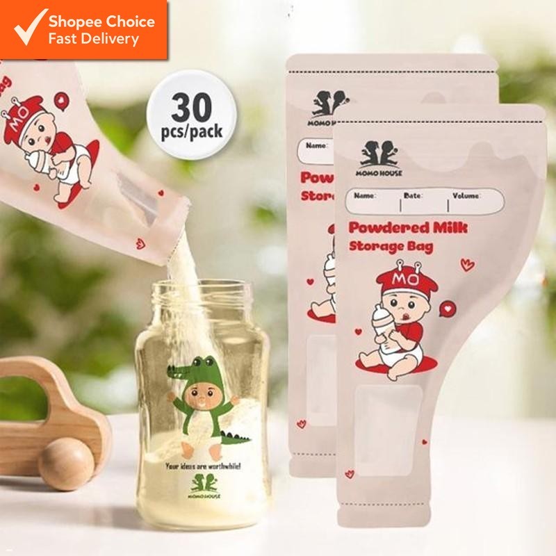 [Bundle of 2] Momo House Disposable Milk Powder Storage Bags - BPA-Free ...