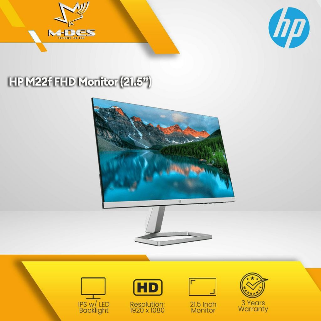 HP M22f 21.5'' IPS LED HD+ Backlit Monitor / 1920 x 1080 FHD / 1x VGA ...