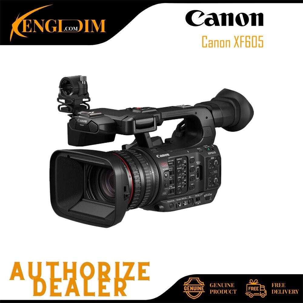 Canon XF605 UHD 4K HDR Pro Camcorder (Canon Malaysia Warranty) | Shopee ...