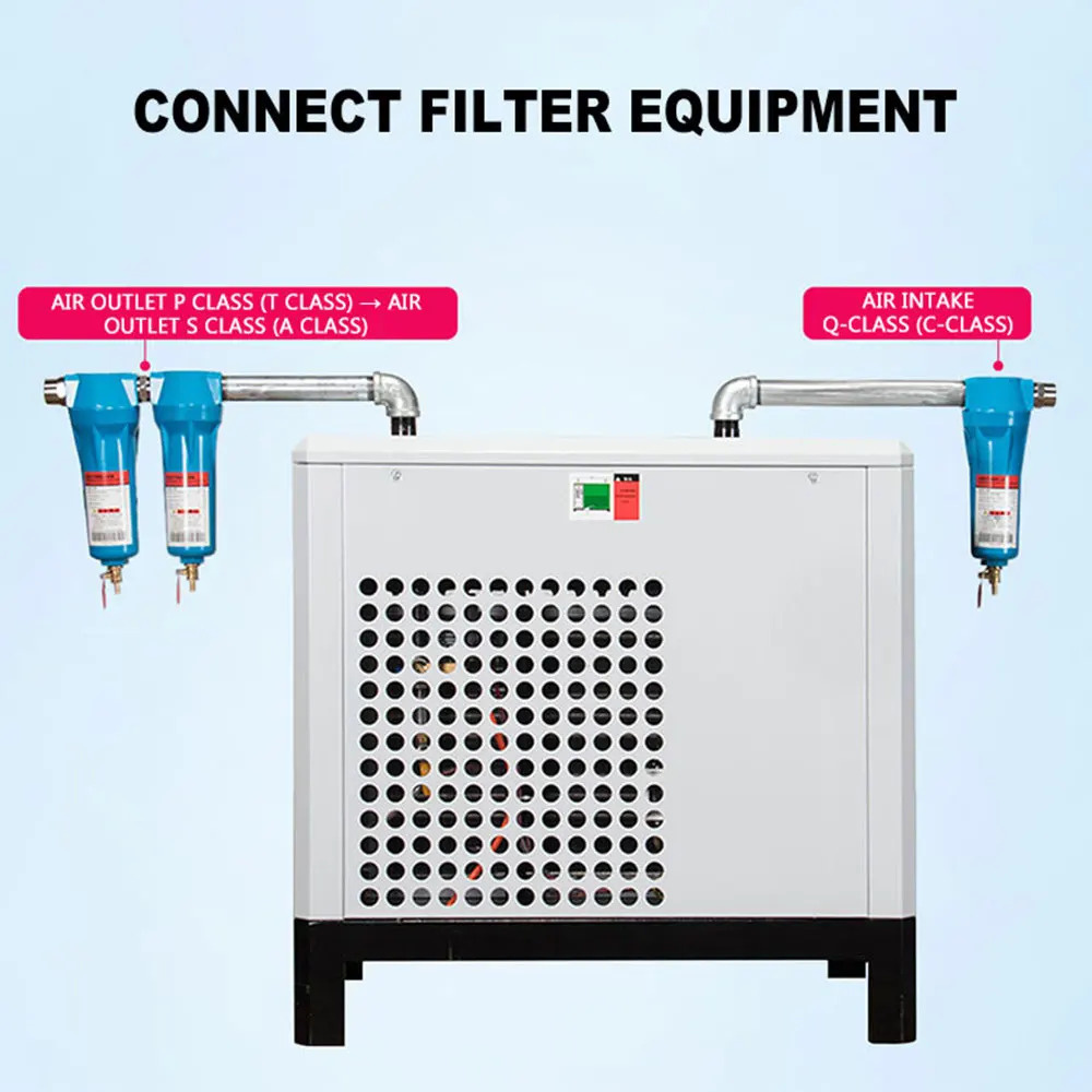 Air Compressor Freeze Dryer Oil Water Separator Filter Drier | Shopee ...