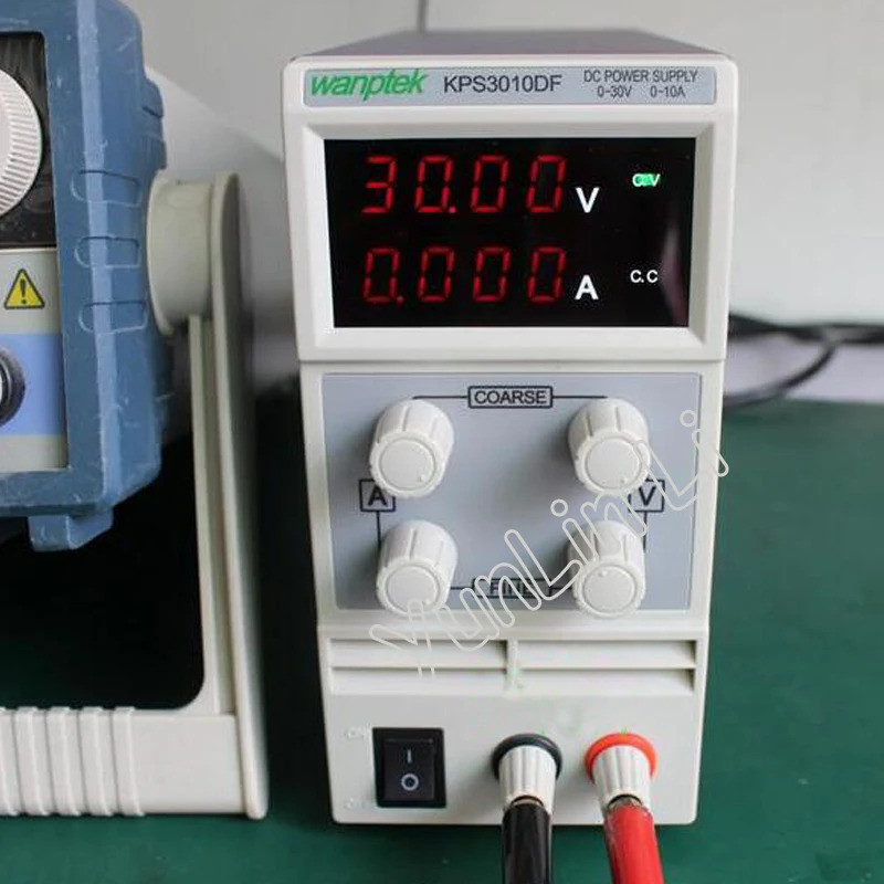 0-30V/0-10A DC Power Supply 110V-230V 0.1V/0.001A LED Digital Adjustable Switch DC Power Voltage ...