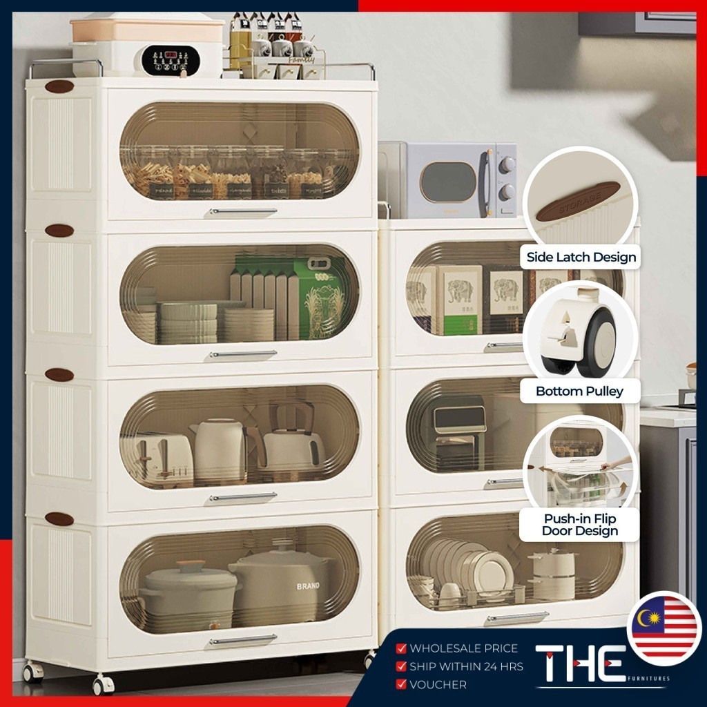 THE L61/81cm (2-4 Layers) Modern Kitchen Storage Cabinets Versatile ...