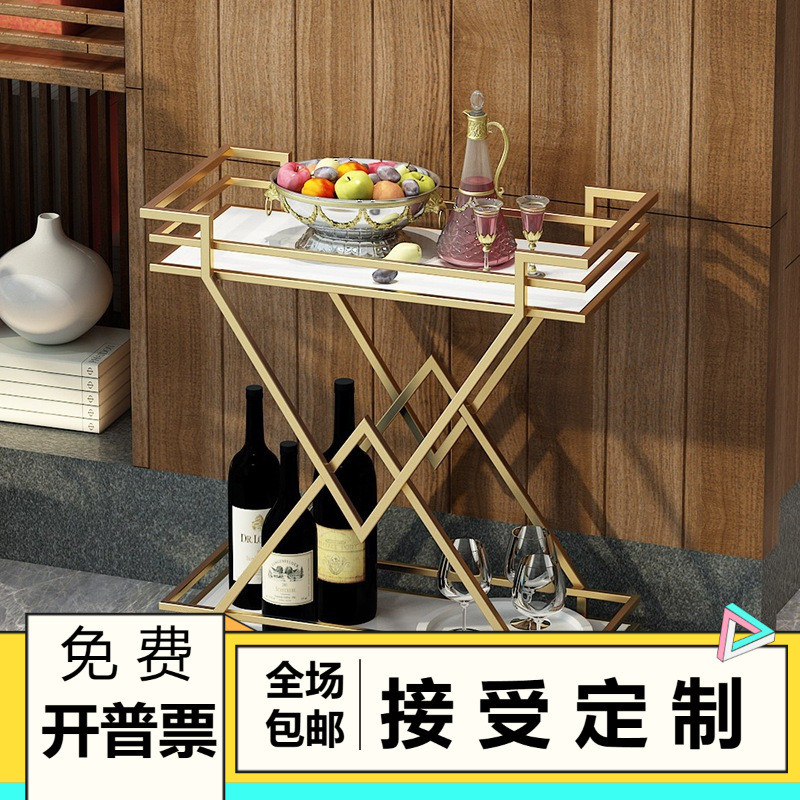 Contact seller/Movable Dining Pushcart Light Luxury Trolley Restaurant ...
