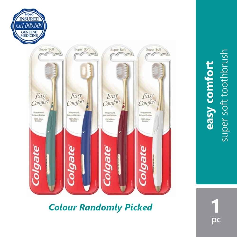 Colgate Easy Comfort Super Soft Toothbrush 1s | Soft rubber handle ...
