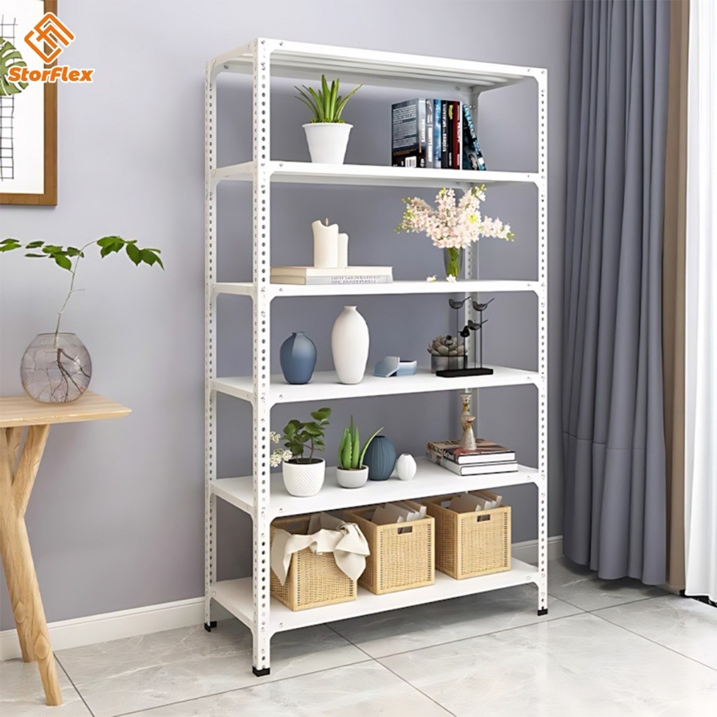 3-6 Tier Metal Boltless Rack Home kitchen Store Storage Rack Warehouse ...