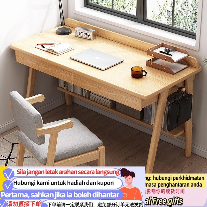 Get 7% coupon+gift】Home Solid Wood Leg Simple Modern Desktop Computer ...