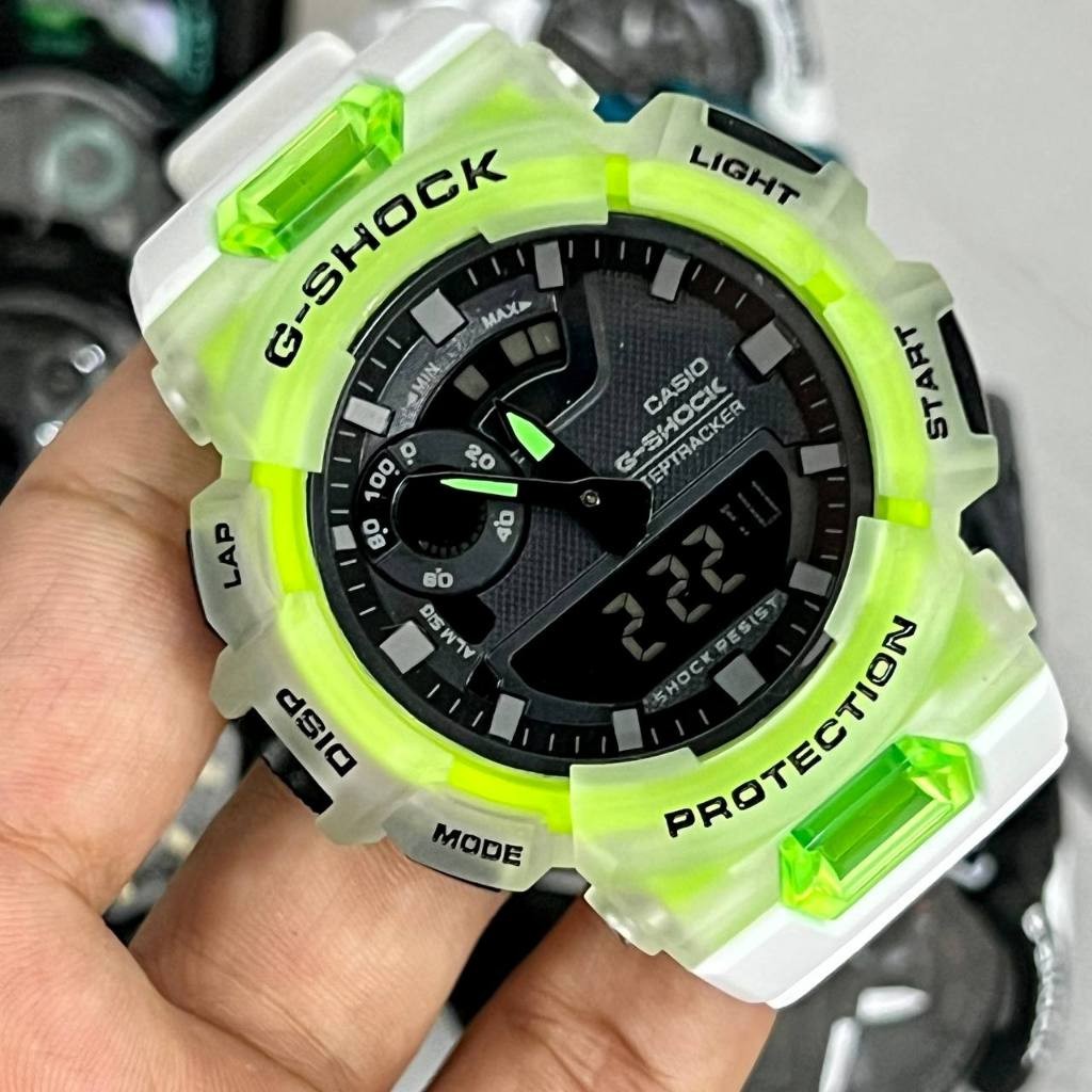 New_Casio_G-SHOCK_6900MS-1 Black Edition Resin Red/White LCD Standard ...