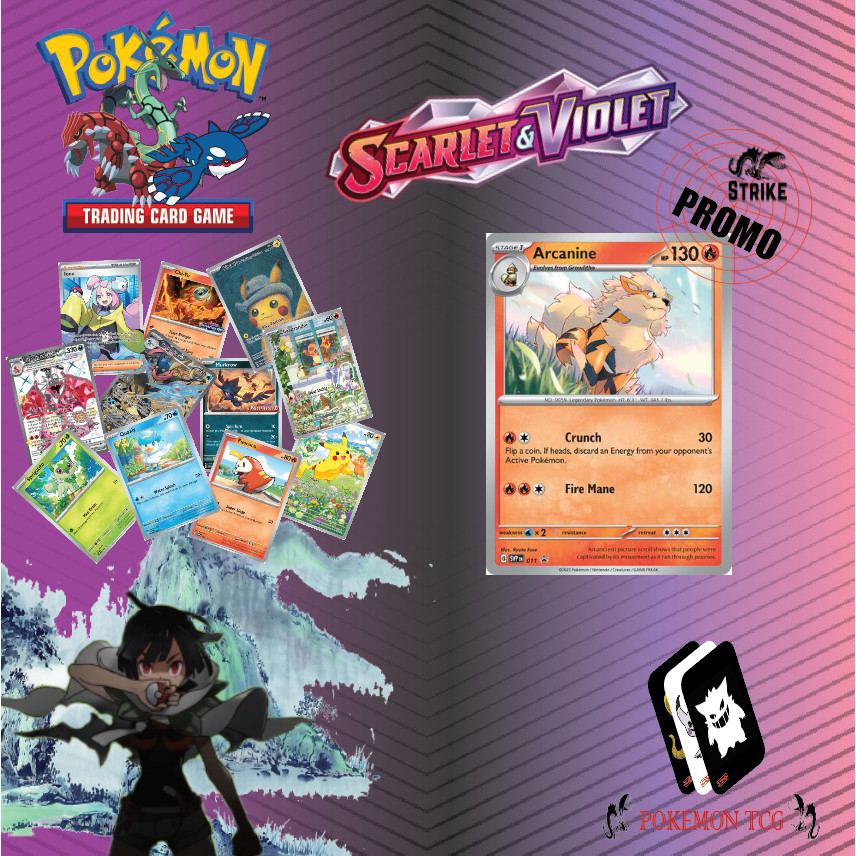 Pokemon Promo Card - Arcanine SVP011 Scarlet Violet SV01 | Shopee Malaysia