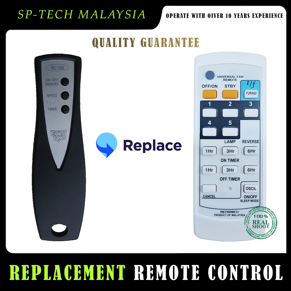 RC300 MCF-300 EUOUNO FAN REMOTE CONTROL [REPLACEMENT] | Shopee Malaysia