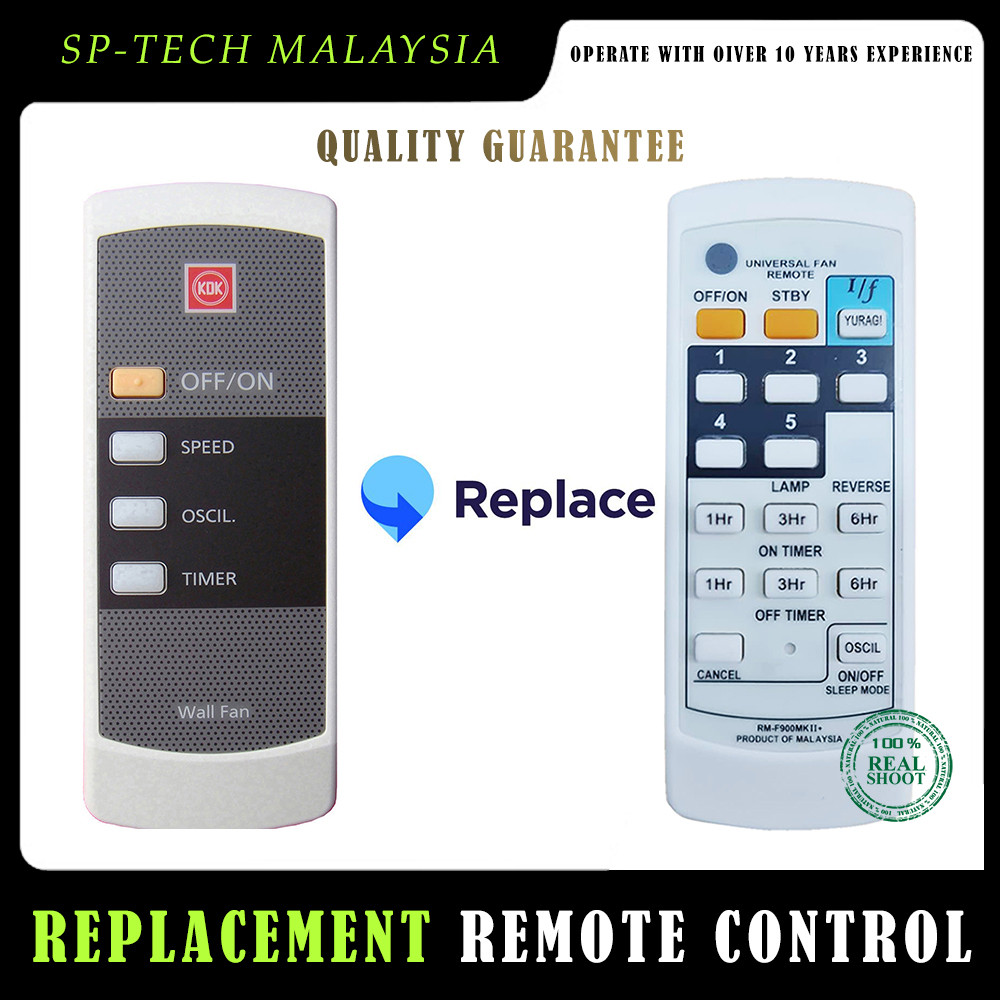 KDK WALL FAN REMOTE CONTROL [REPLACEMENT] | Shopee Malaysia