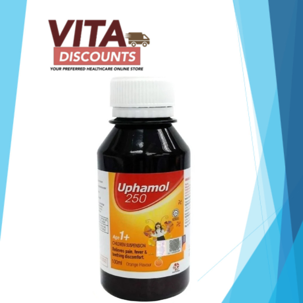 UPHAMOL 250 SUSPENSION ORANGE 100ML EXP11/2026 | Shopee Malaysia