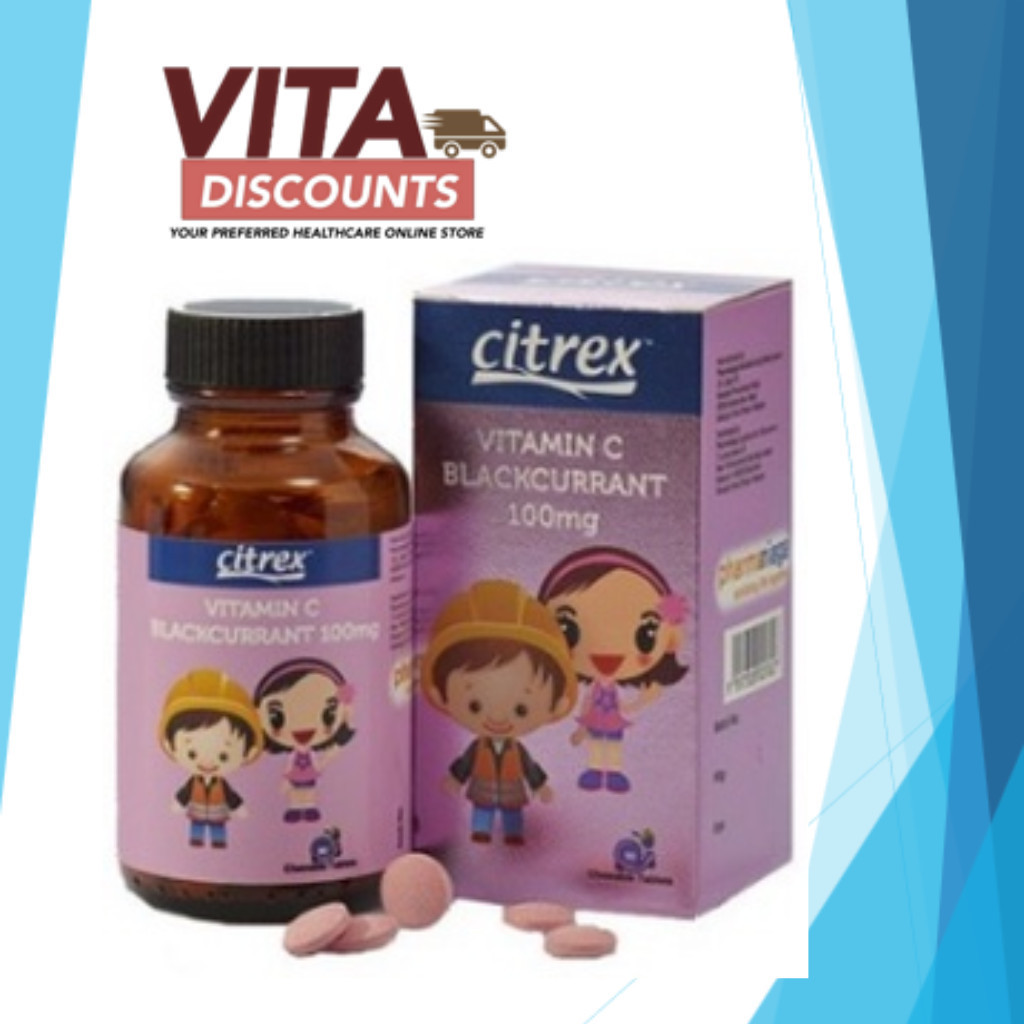 [FOR KIDS] CITREX VITAMIN C 100MG CTABS BLACKCURRANT 90S PACK-OF-1/2/3 EXP10/2024 | Shopee Malaysia