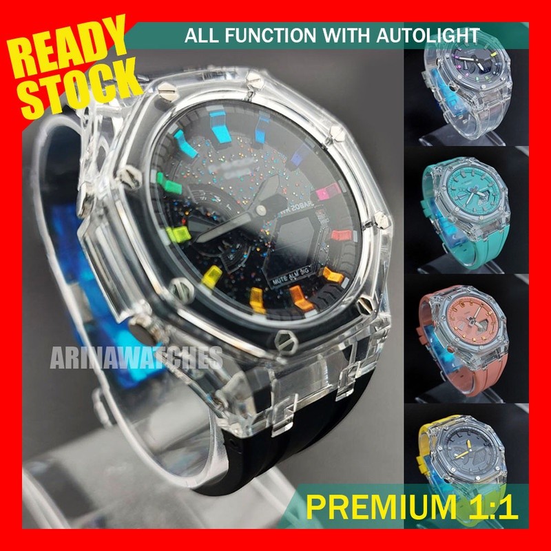 G SHOCK PREMIUM TMJ SKELETON RAINBOW JAM TANGAN PEREMPUAN LELAKI B ...