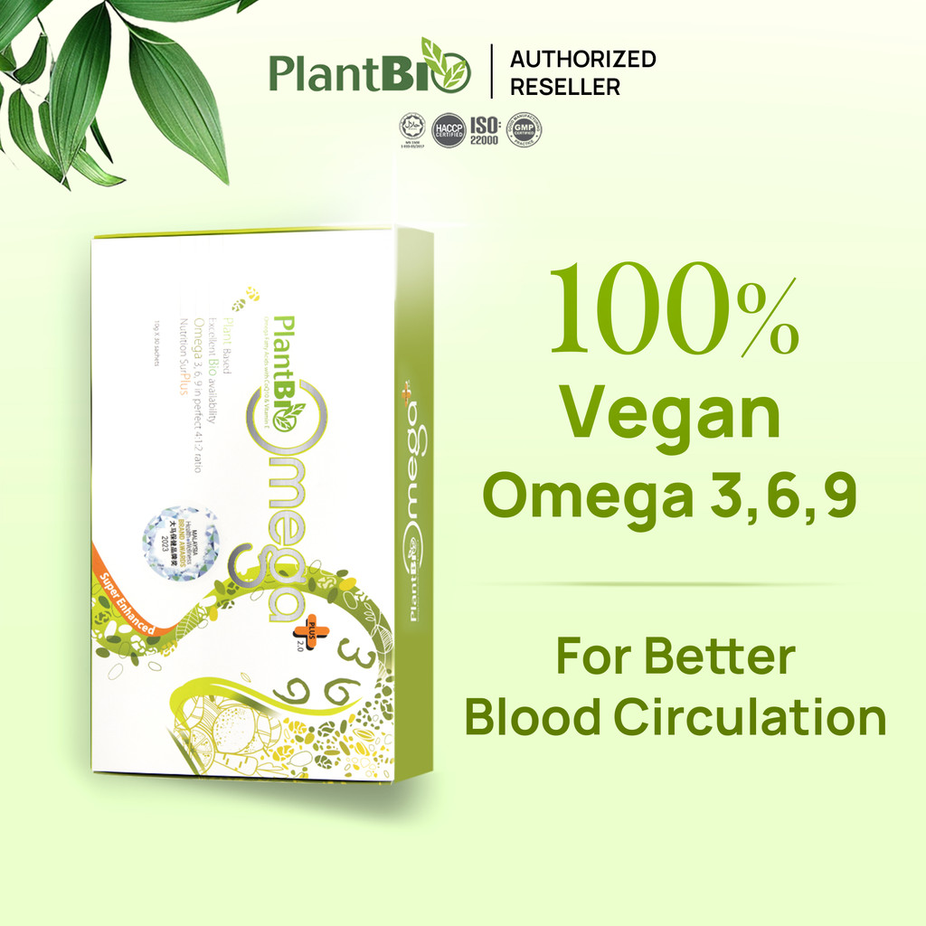 1x Omega+ 2.0: Vegan Omega 3, 6, 9 & CoQ10 for Heart & Brain Health (30 ...